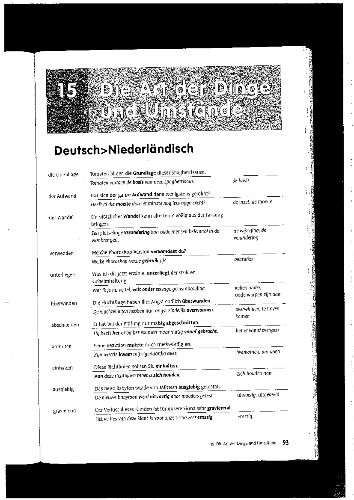 HCE Havo 15 - 20 - Woordenboek voor Examen Duits naar Nederlands ...