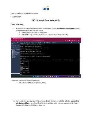 CYB 220 Project One - CYB 220 – Network Security February 8th, 2025 Project One: Virtual Systems ...