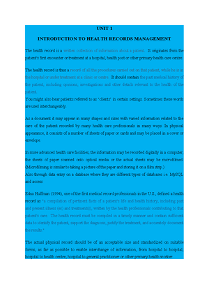 [Solved] state three components of ICD 11 - Health records information ...