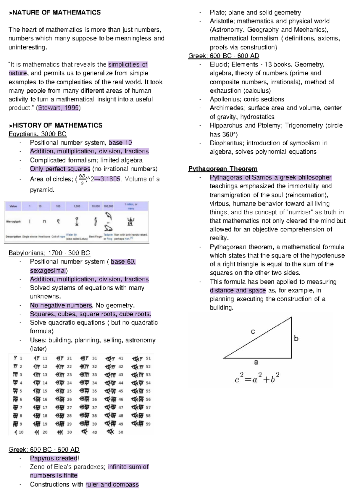 MMW-Midterms: The Essence of Mathematics and Its Patterns in Nature - Studocu