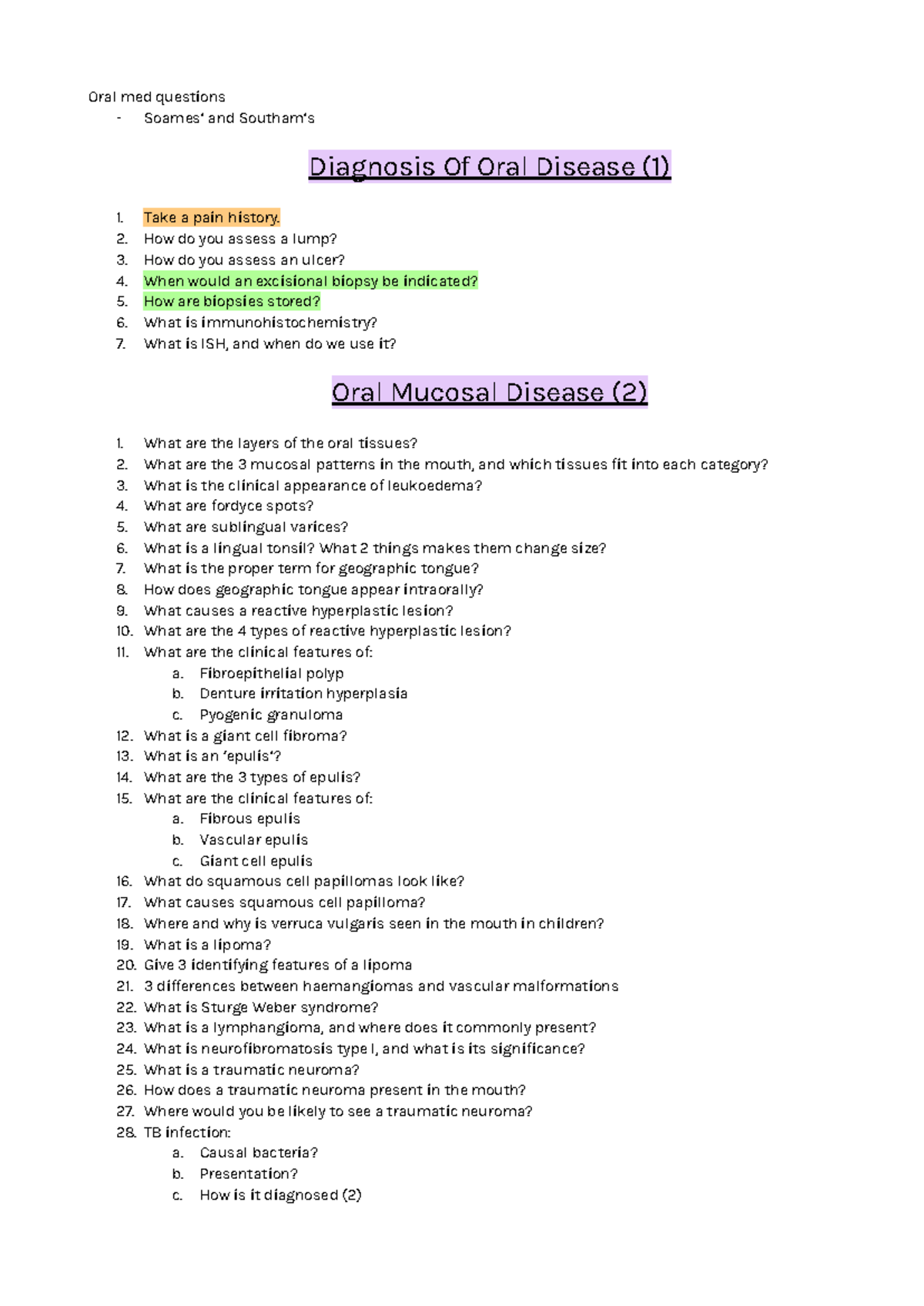 Oral Medicine Questions: Key Insights for Diagnosis & Disease ...