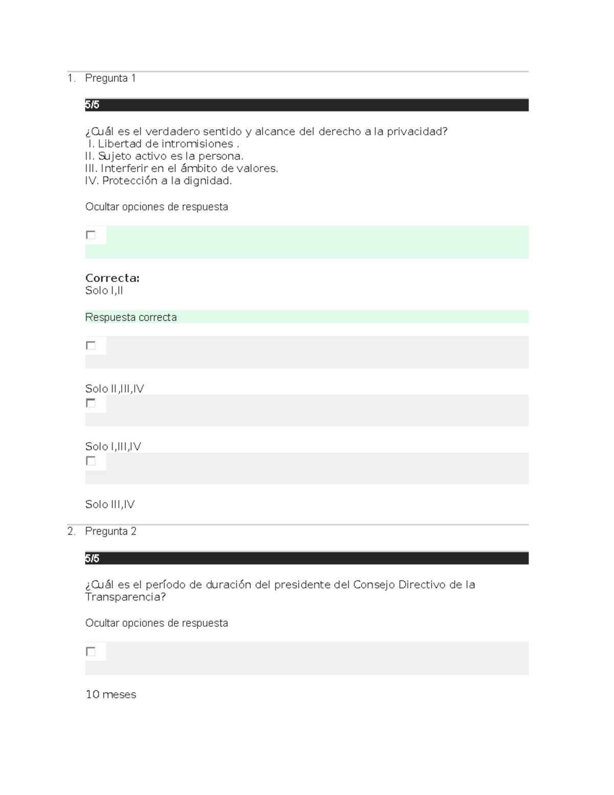 Prueba 2: Modernización e Innovación del Estado - Respuestas y Análisis - Studocu
