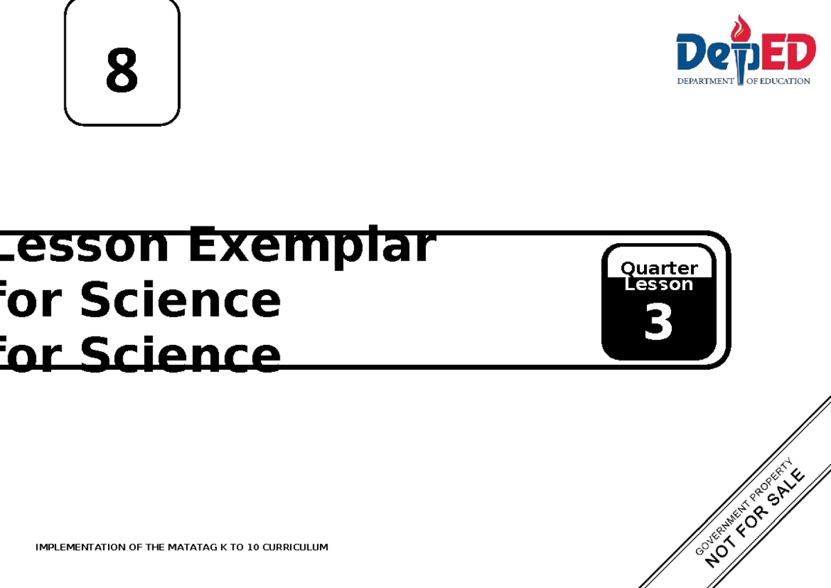 Q1 LE Science-8 Lesson Exemplar: Genetics & Punnett Squares - Studocu