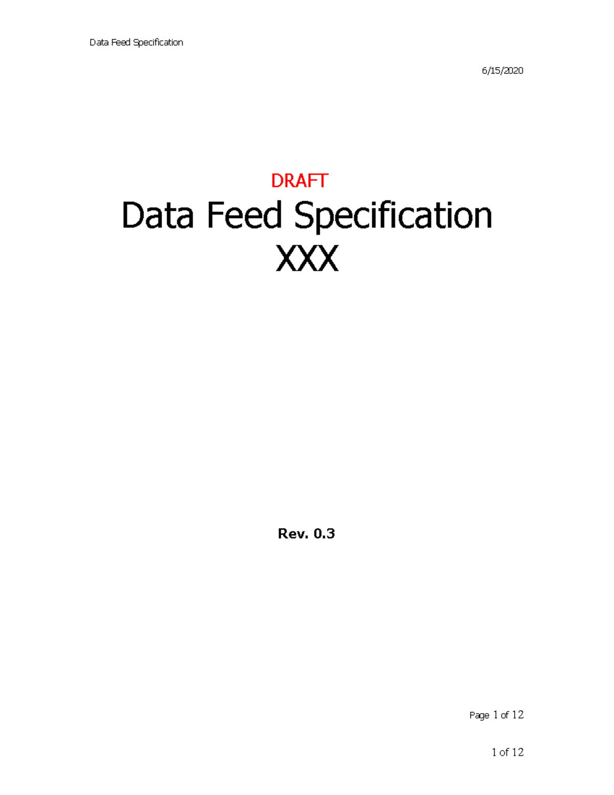 Tomcat Access Logs Data Feed Spec Rev. 0.3 - DRAFT Document - Studocu