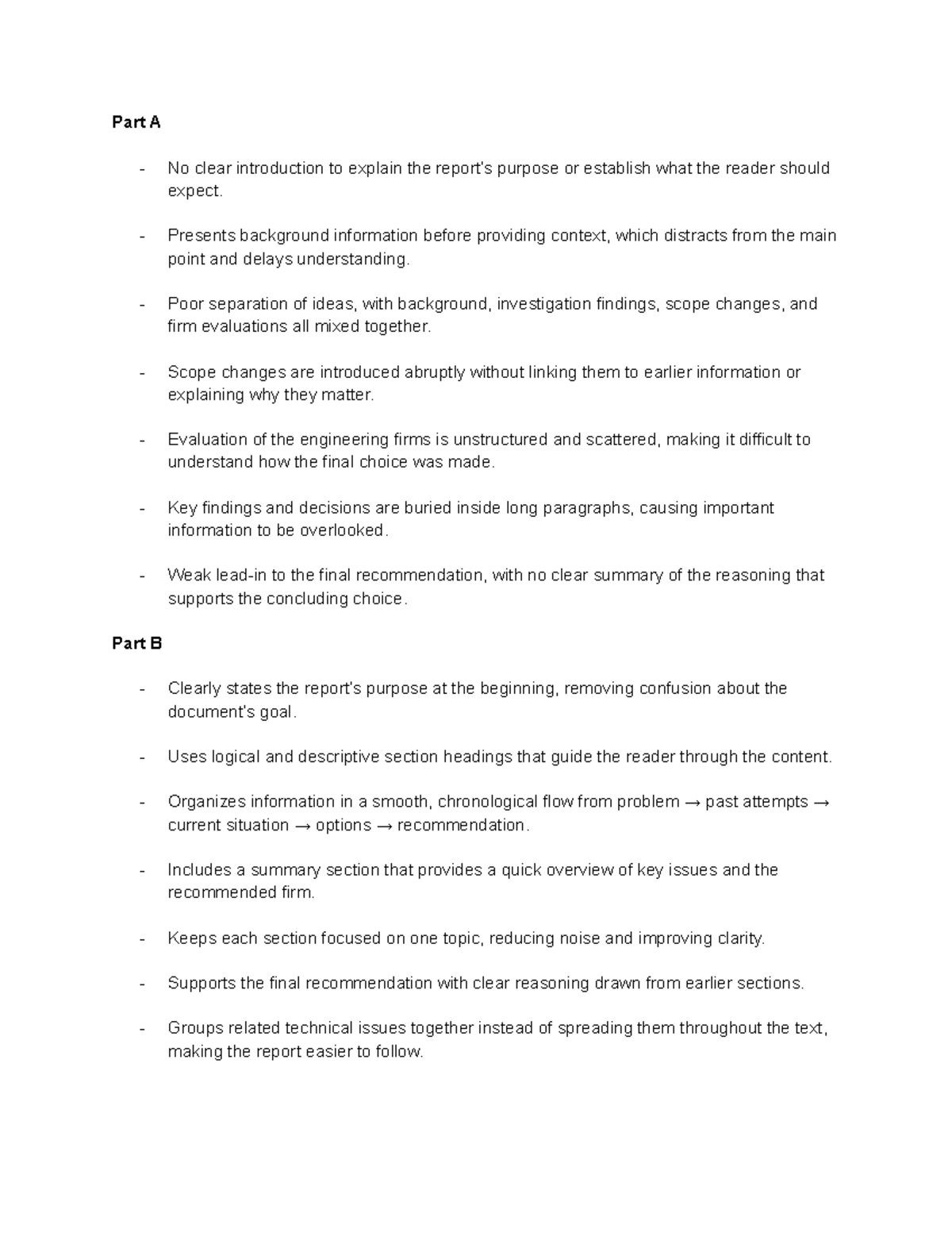 Skill Builder 10: Improving Report Structure and Clarity - Studocu
