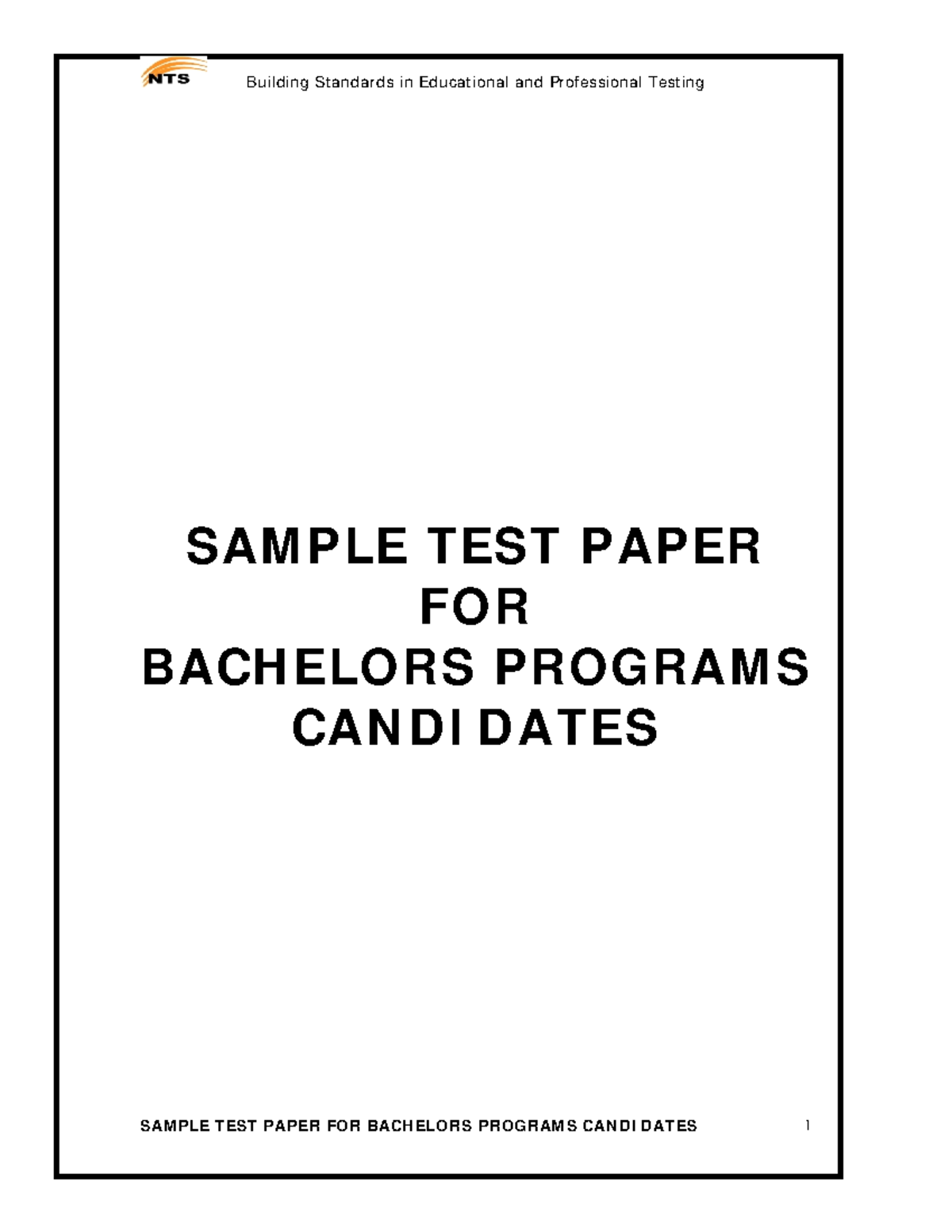 Comprehensive Sample Test Paper for BA(BS)-551: Business Communication ...