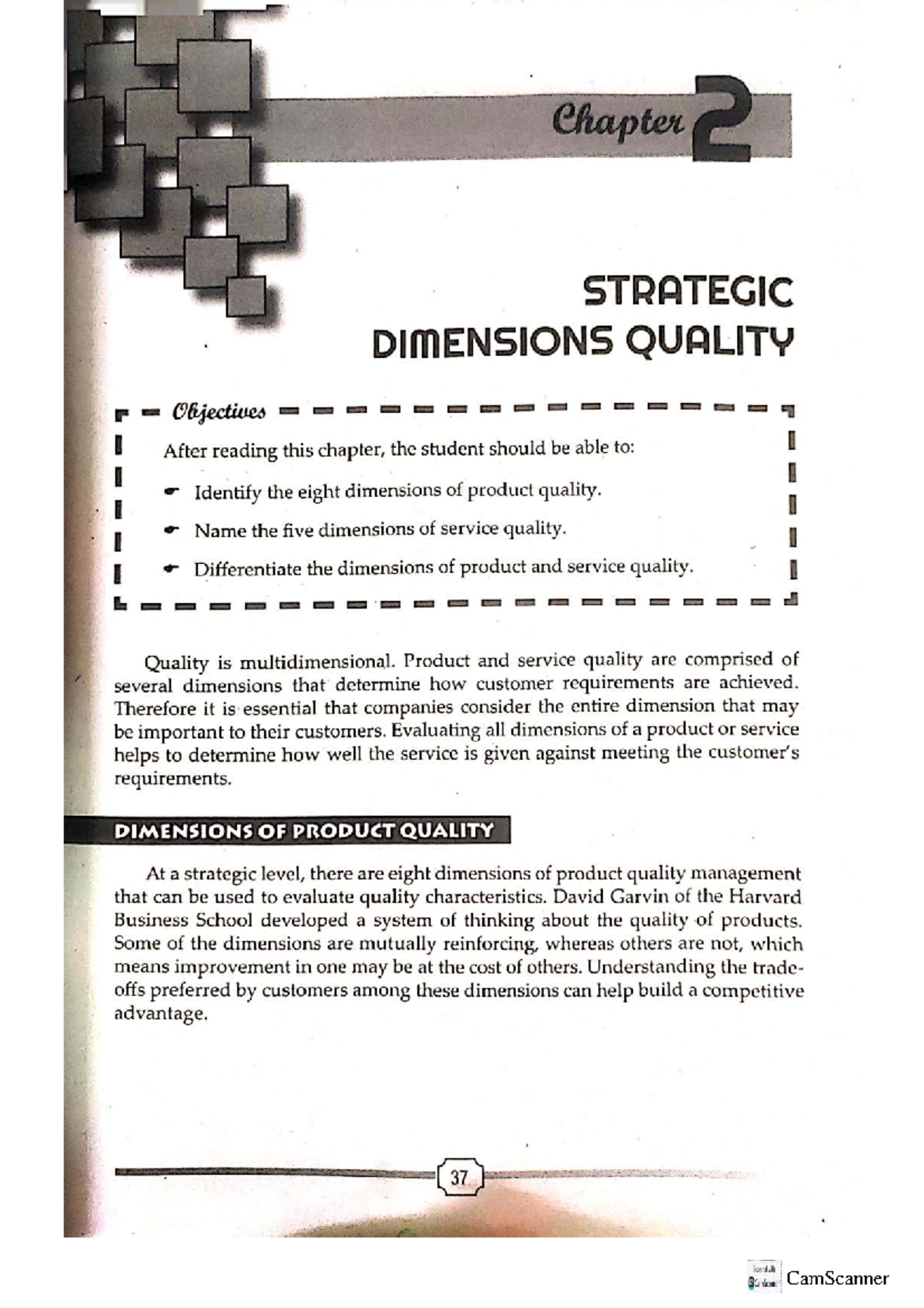 Chapter 2: Strategic Dimensions of Quality Analysis and Evaluation ...