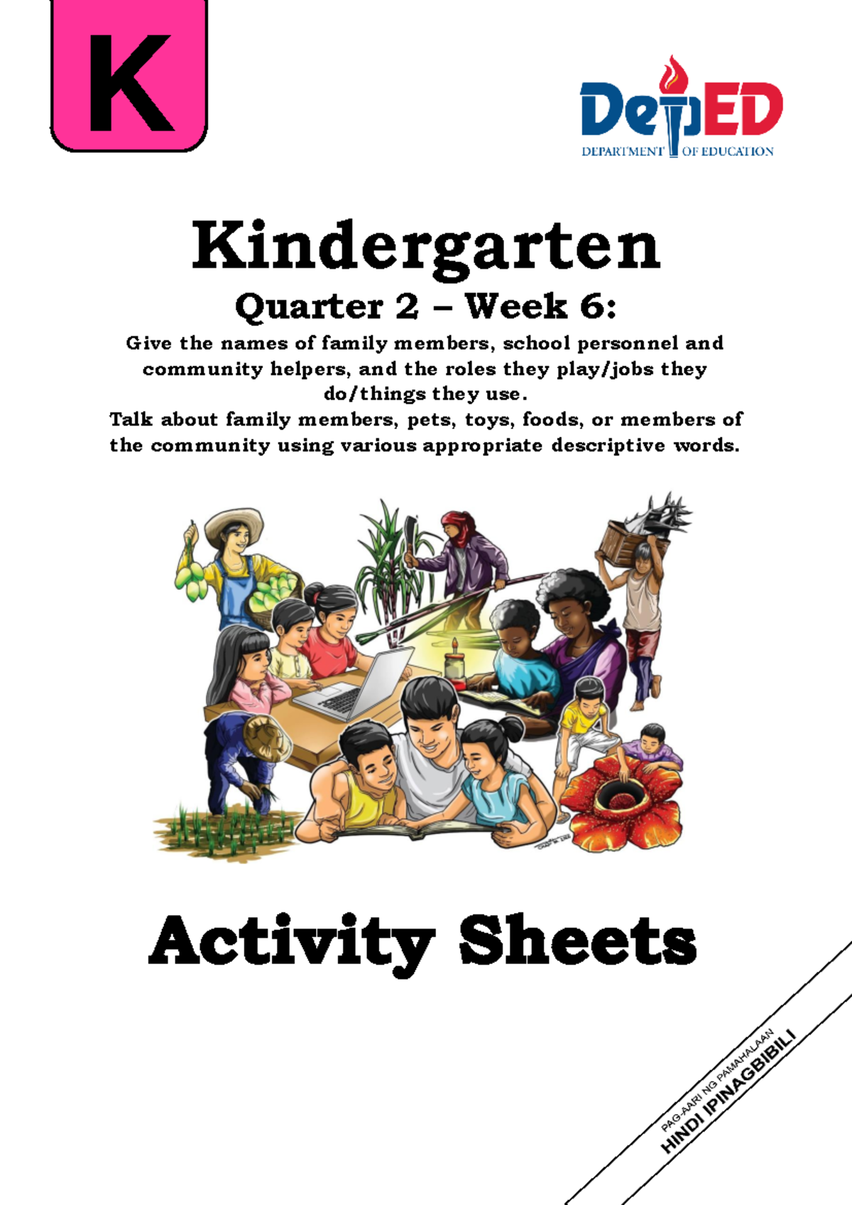 Q2 Week 6 Final - wrksheet - Kindergarten Quarter 2 – Week 6: Give the ...