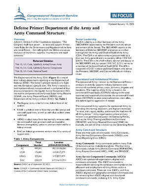 Defense Primer: Overview of the U.S. Air Force and Its Core Missions - crsreports.congress ...