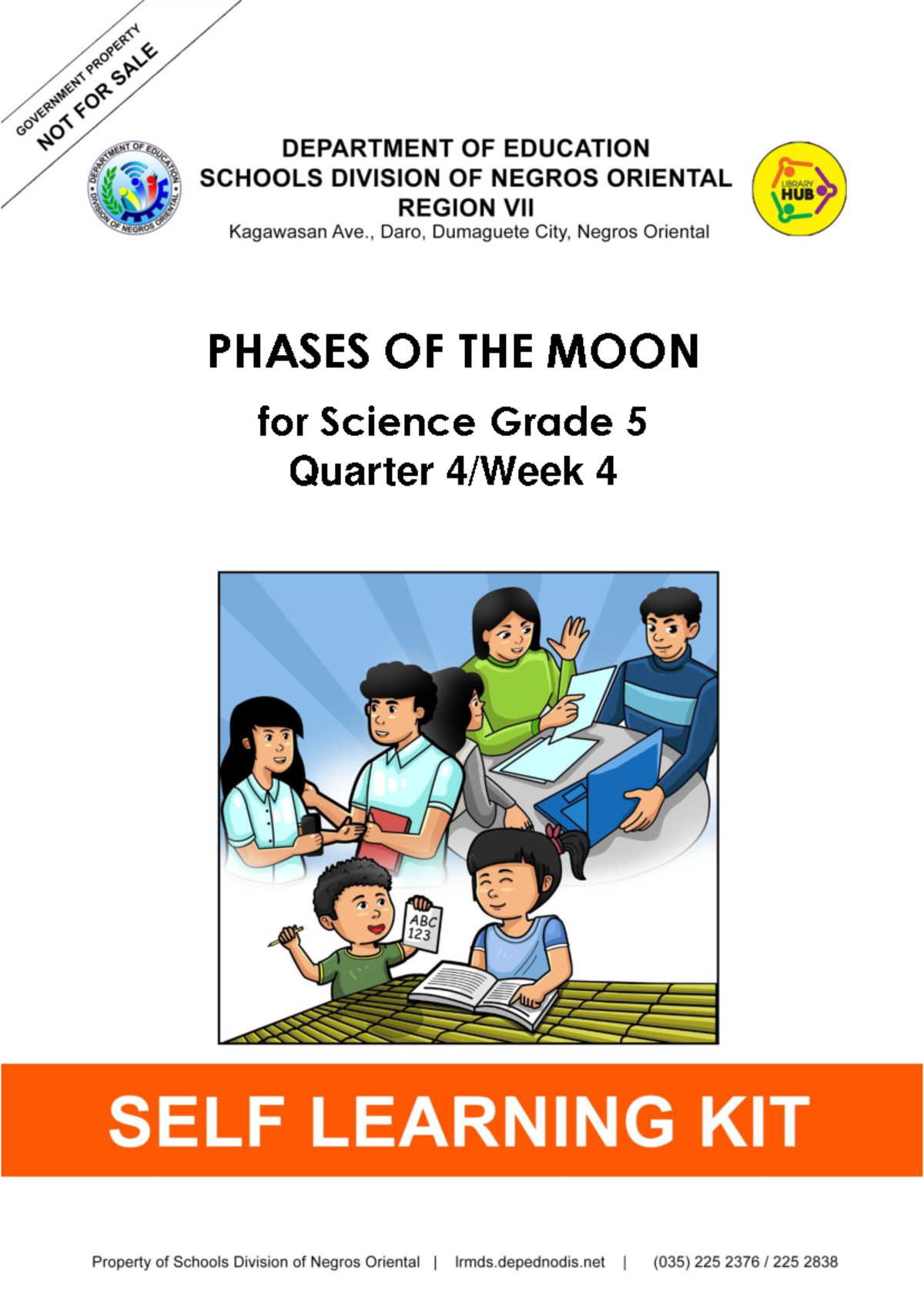 Science SLK G5 Q4 WEEK 4 - PHASES OF THE MOON for Science Grade 5 ...