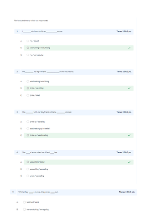 Week 05 - Pre-Task Listening Time to practice - Ingles III - Studocu
