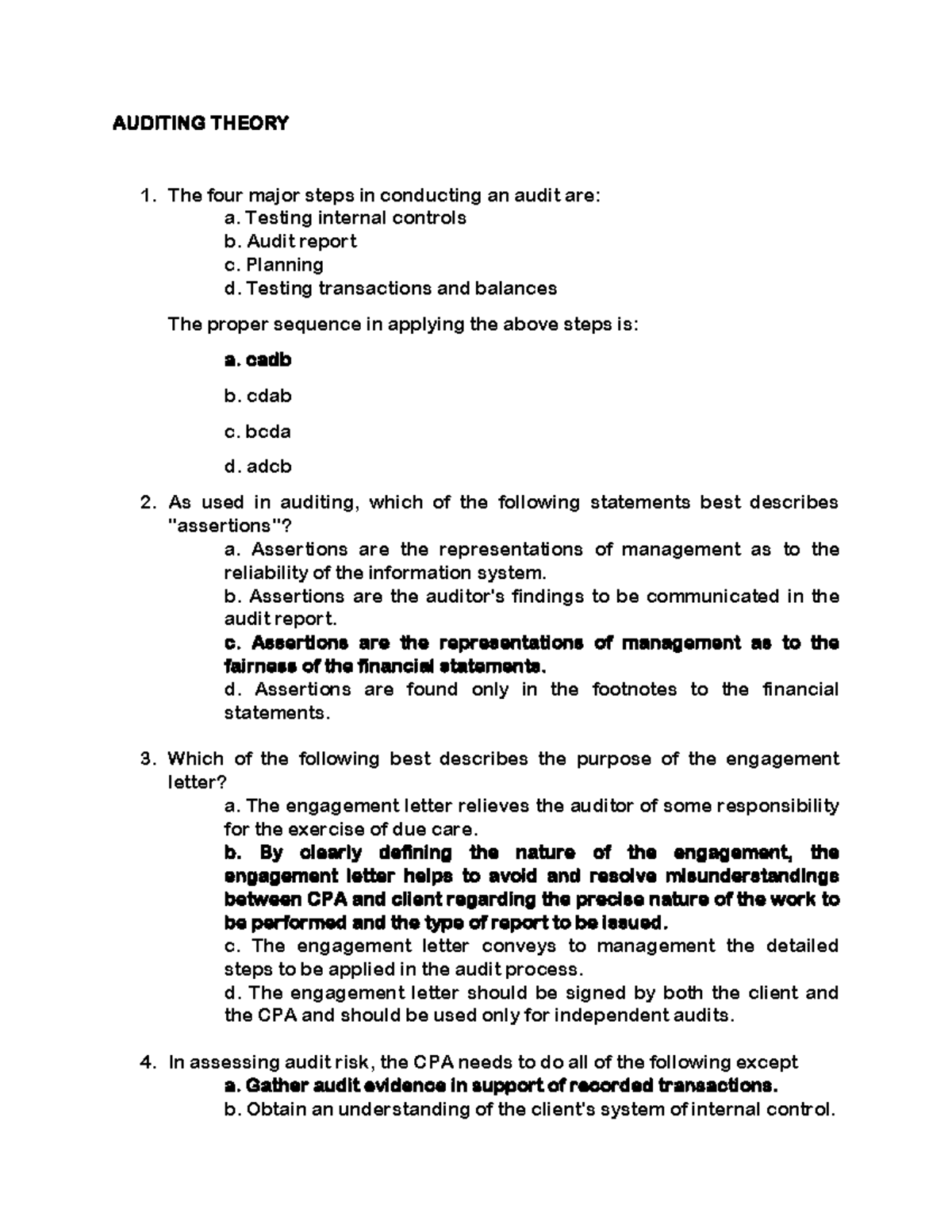 Auditing Theory: Key Steps in Conducting an Audit and Their Importance ...