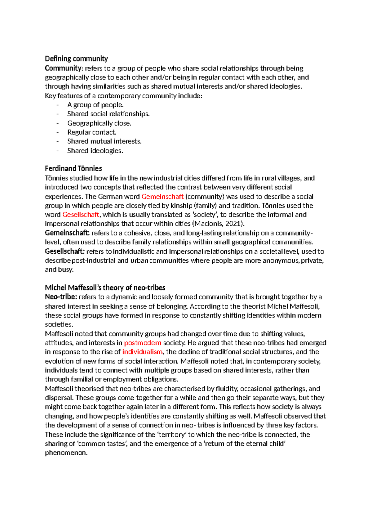 Unit 4 AOS 1: Understanding Community Dynamics and Theories - Studocu