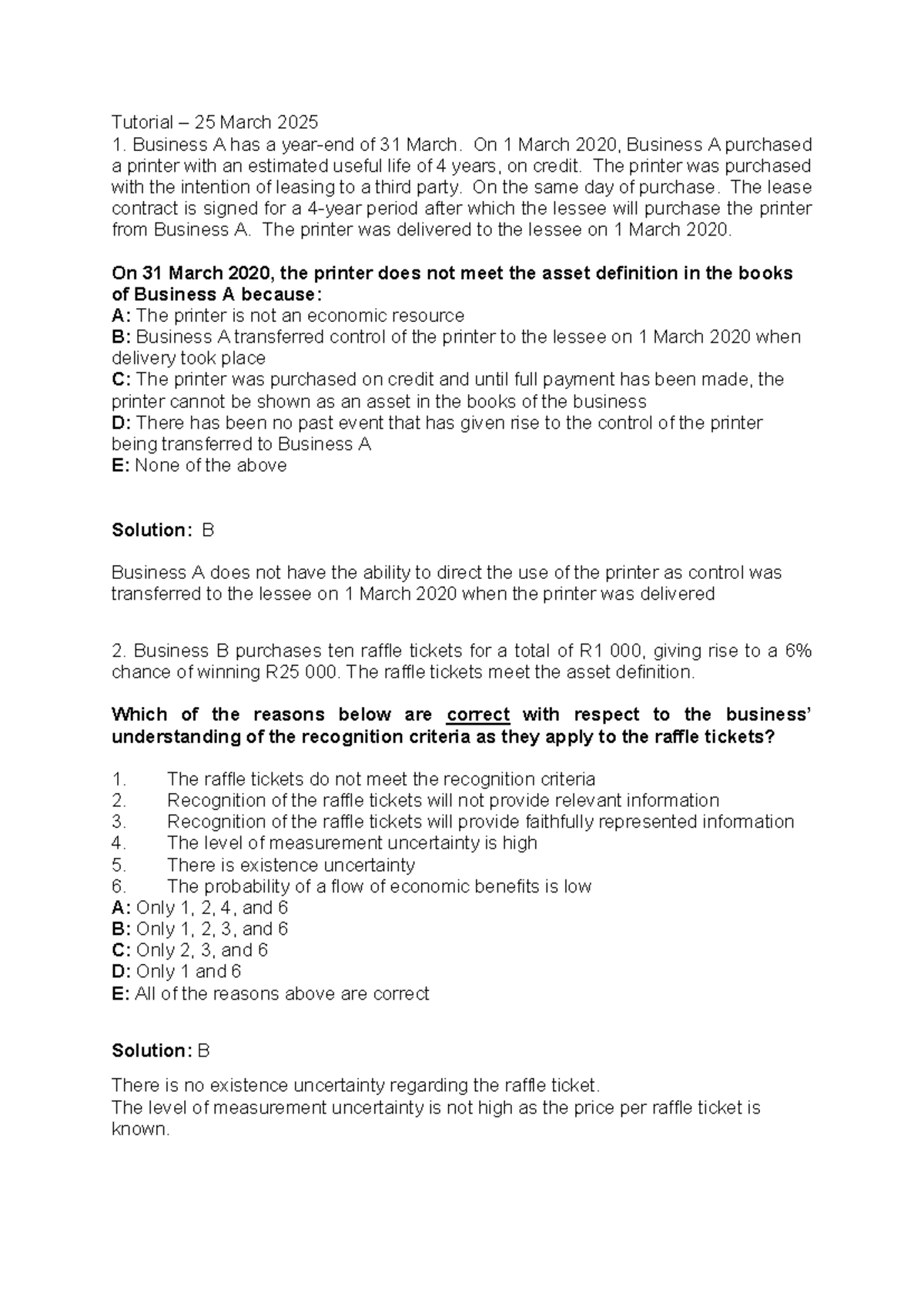 Conceptual Tutorial 2025: Understanding Financial Reporting Principles ...