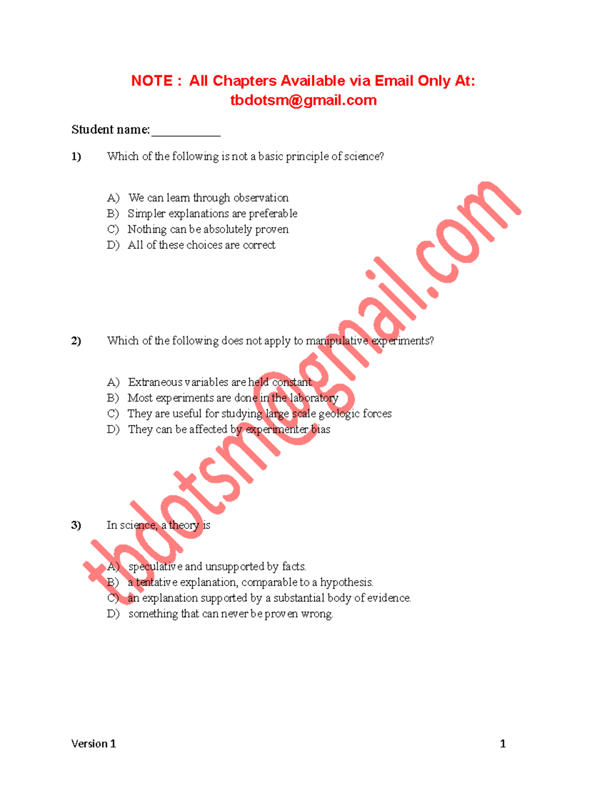 Environmental Science Test Bank & Solutions: 15th Ed. by C. Cunningham ...