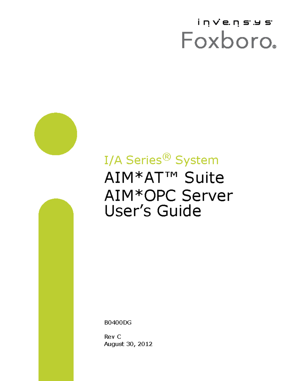 Configuración del AIM*OPC Server B0400DG Rev C de Schneider - Studocu