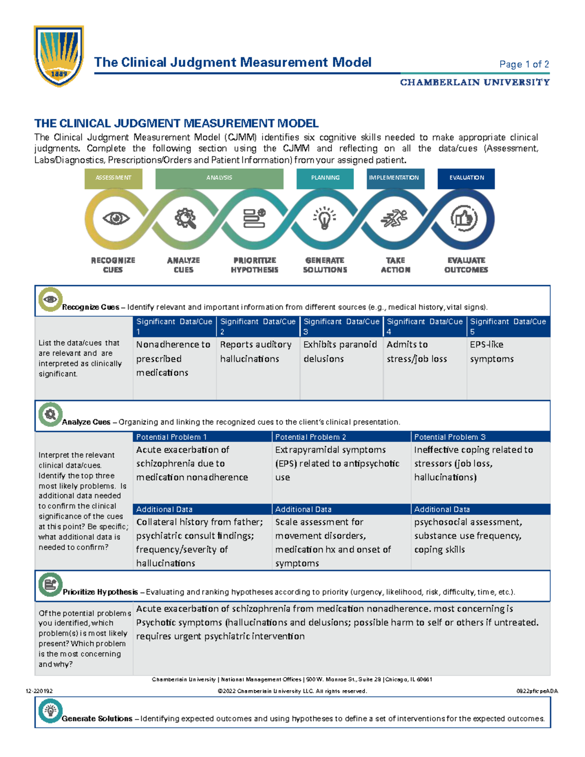 NR326 W6 Final Exam: Clinical Judgment Measurement Model Analysis - Studocu