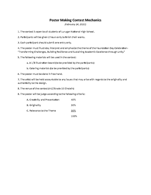Rubrics FOR Volcanic Eruption Model - Criteria Exemplary (20 pts ...