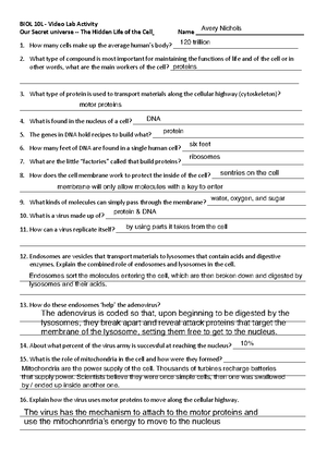 What Darwin Never Knew - “What Darwin Never Knew” Video Worksheet - Studocu