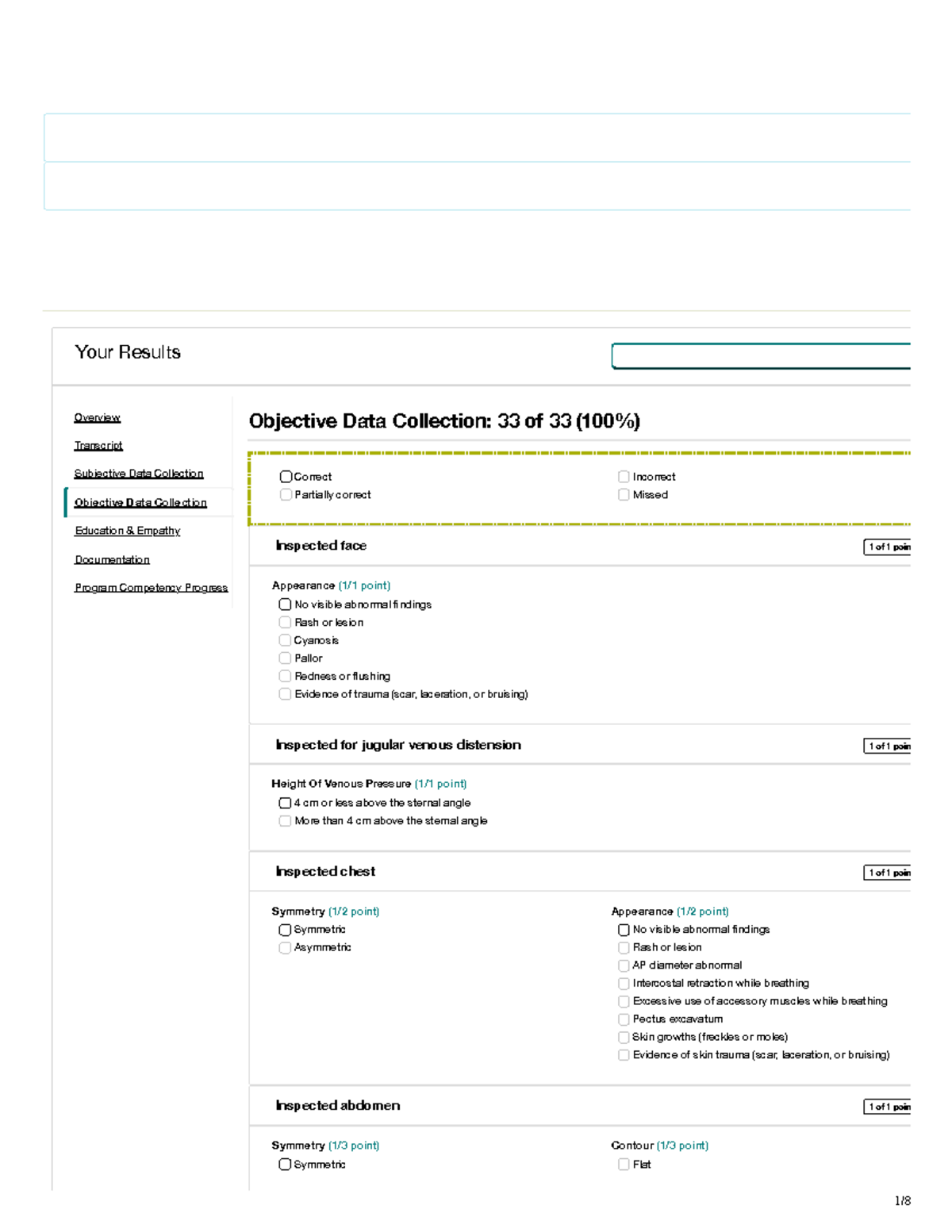 Focused Exam on Chest Pain: Brian Foster's Objective Data Summary - Studocu
