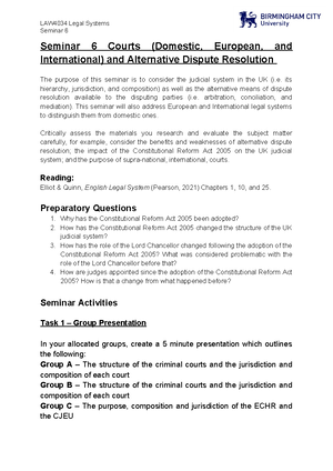 Applied law criminal law assignment unit 2 - Legal personnel, the ...