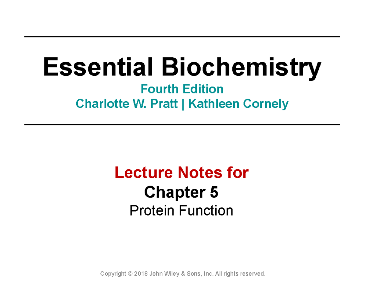 Title for Document: "Biochemistry Lecture Notes: Structural and Motor ...