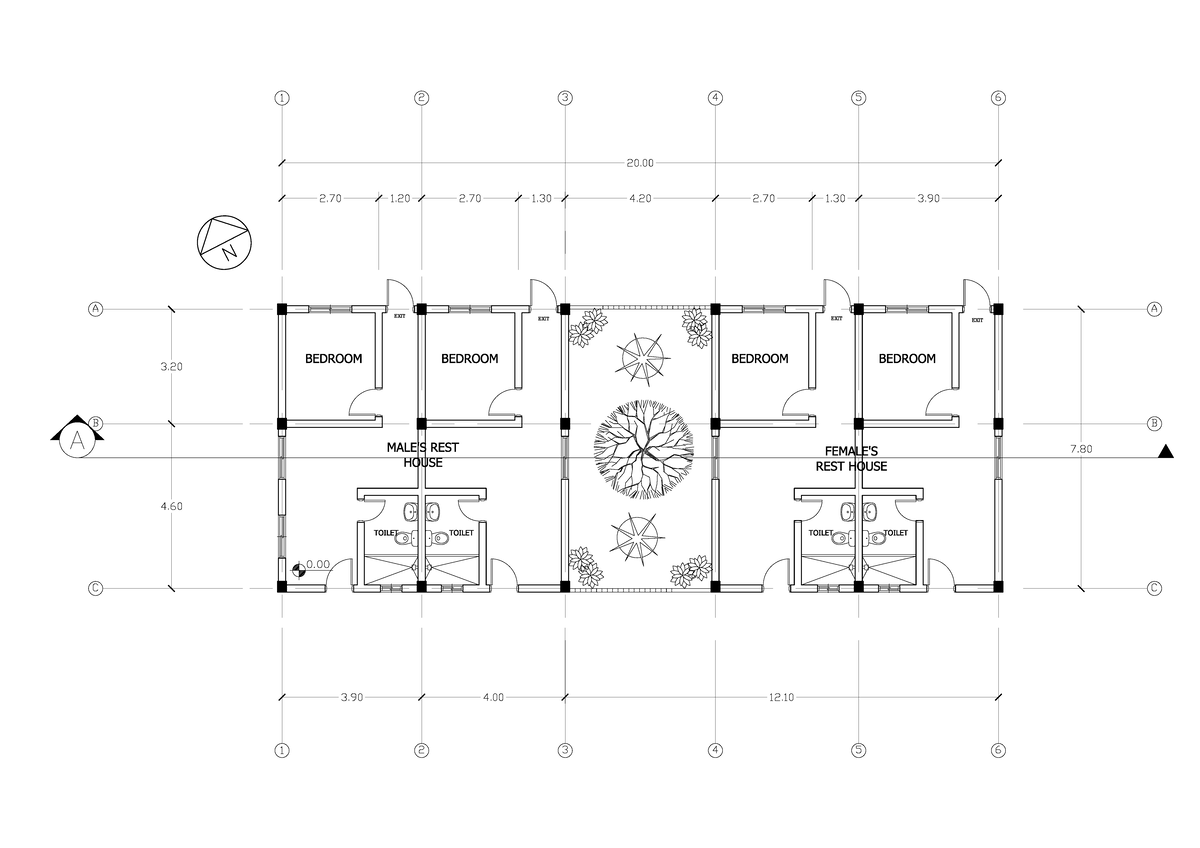 Dormitory - uyfuy - Architectural Design V - 1 2 3 4 5 6 20 2 1 2 1 4 2 ...