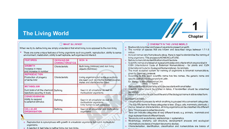Biological Classification & Morphology of Flowering Plants (BIO101 ...