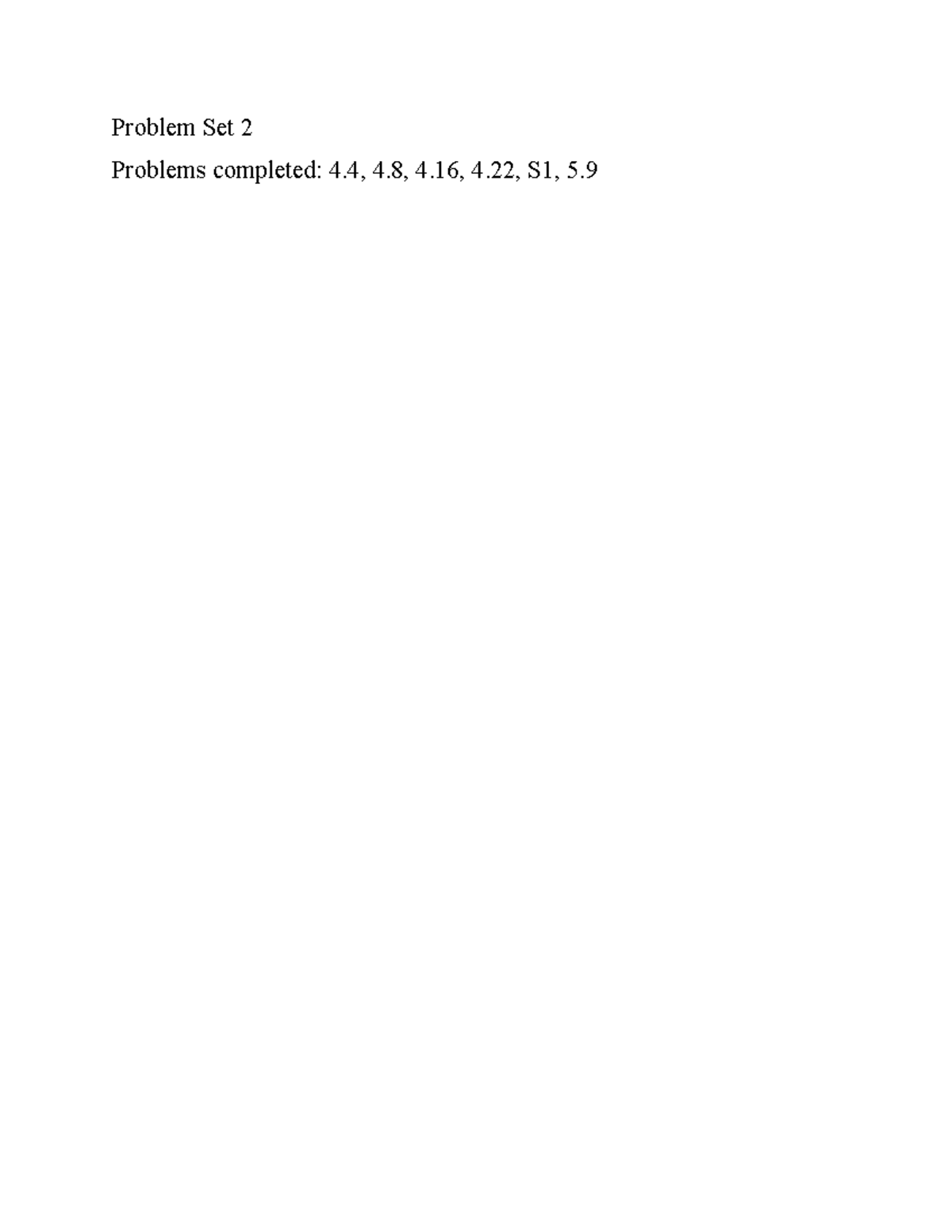 Ajani Frank Problem Set 2 - Problem 4: For computers the machine ...