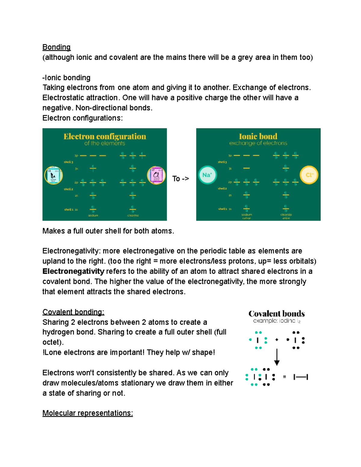 123.104 Lecture 2: Understanding Ionic and Covalent Bonding - Studocu