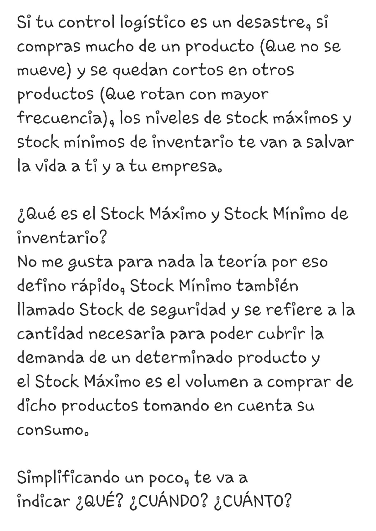 Nivel de Stock Máximos y Mínimos de Inventario 250403 192806 - Si tu ...