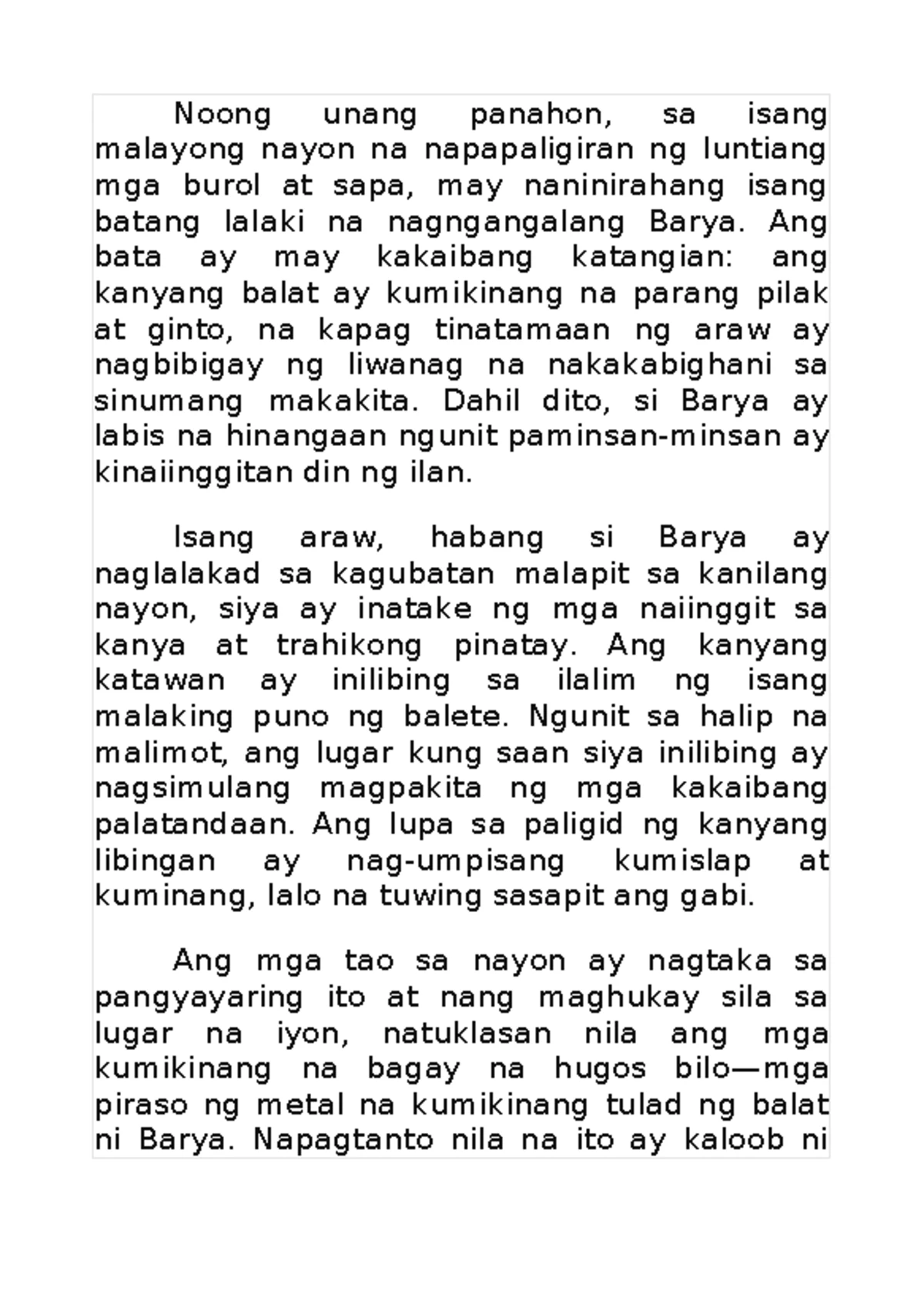 Panitikan ng Pilipinas: Isang Pagsisid sa mga Katutubong Anyu - Studocu