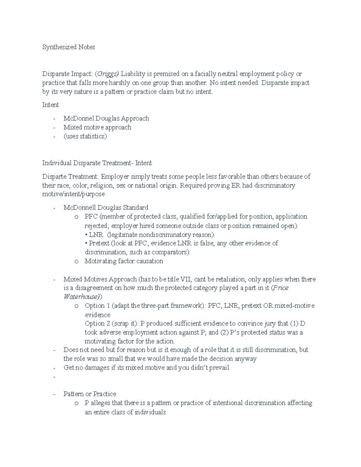 Understanding Disparate Treatment & Retaliation in Employment Law ...