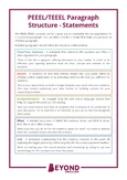 PEEEL/TEEEL Paragraph Structure: A Guide for Effective Writing - Studocu