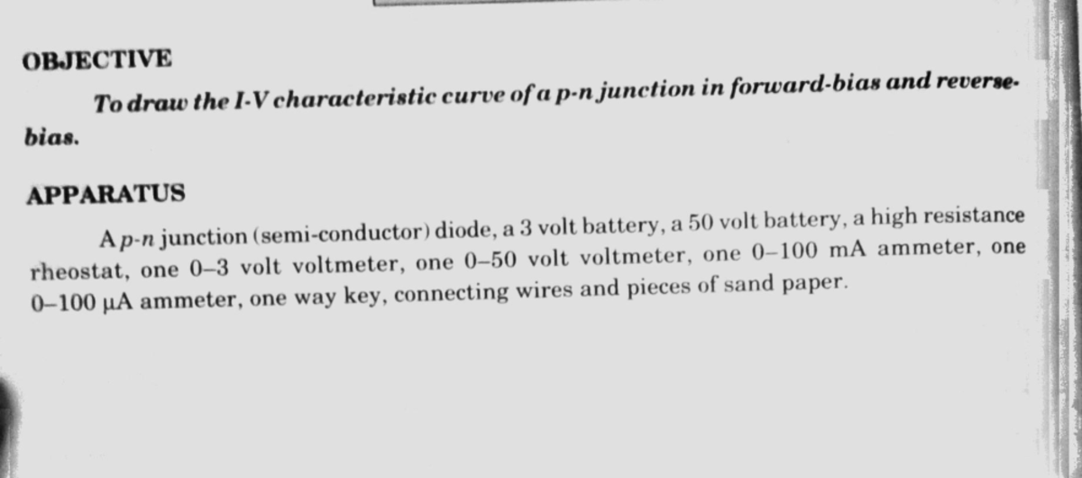 P-n Junction Diode Practical Notes - Class 12 - Studocu