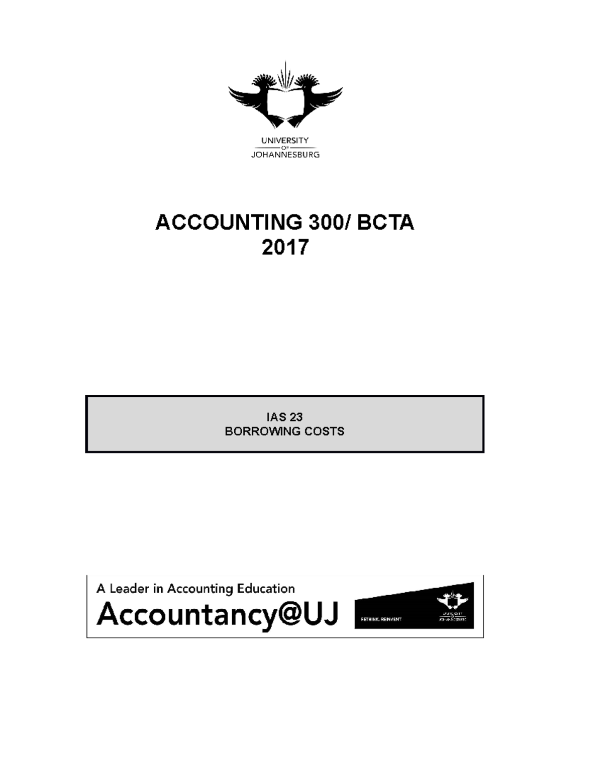 2017 Module Borrowing Costs - ACCOUNTING 300/ BCTA 2017 IAS 23 ...