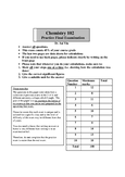 CHEM 105 - UAlberta - Introductory University Chemistry II - Studocu