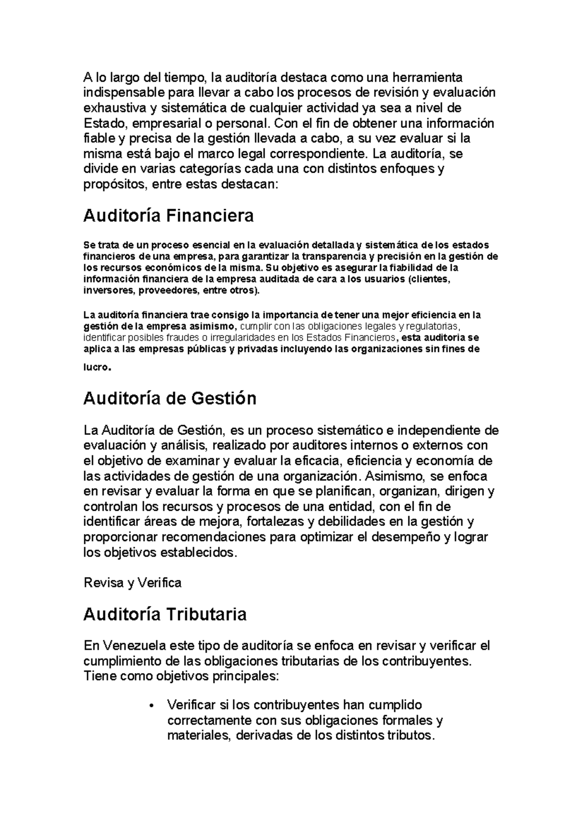 Tipos de Auditoría: Herramientas Clave para la Evaluación Financiera ...