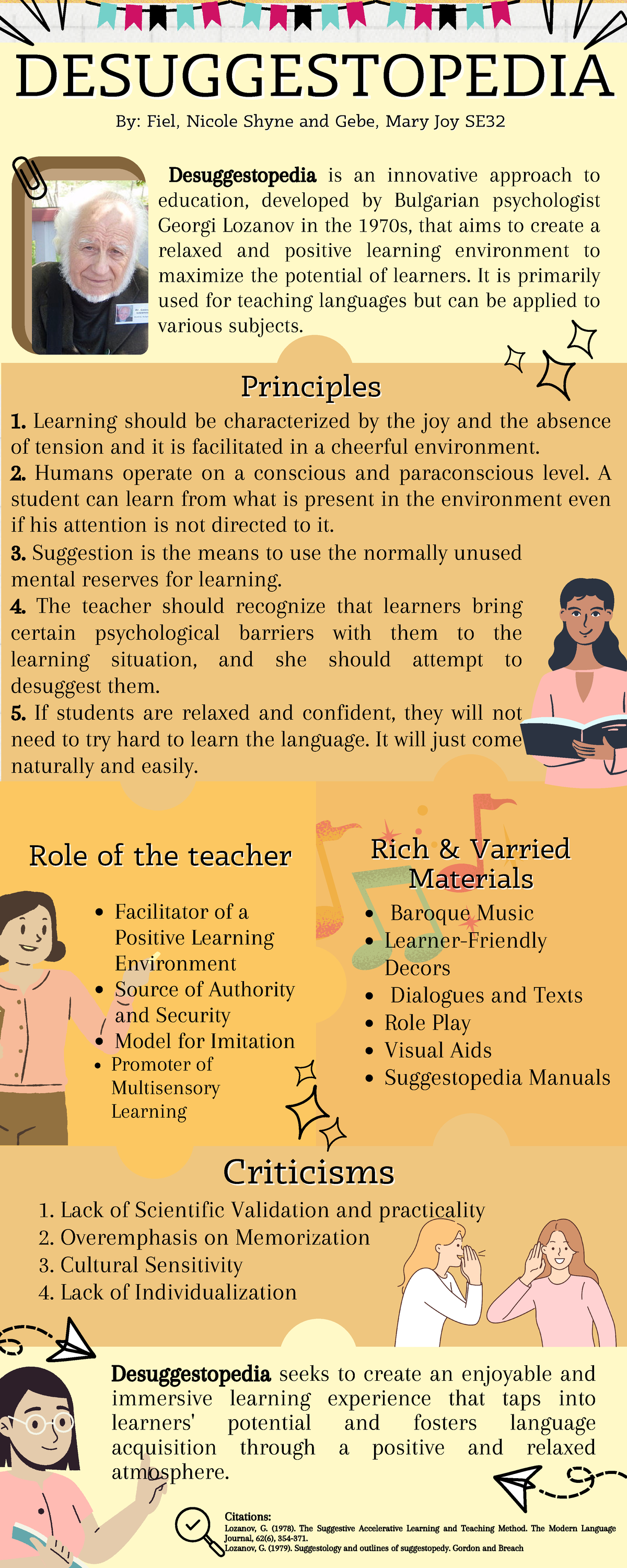 Desuggestopedia: An Insightful Approach in Language Teaching SE32 - Studocu
