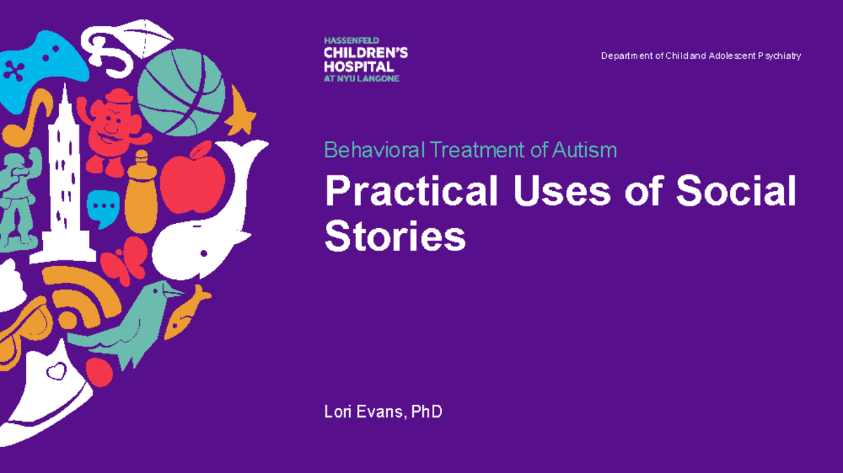 Practical Uses of Social Stories in Autism Treatment - Studocu