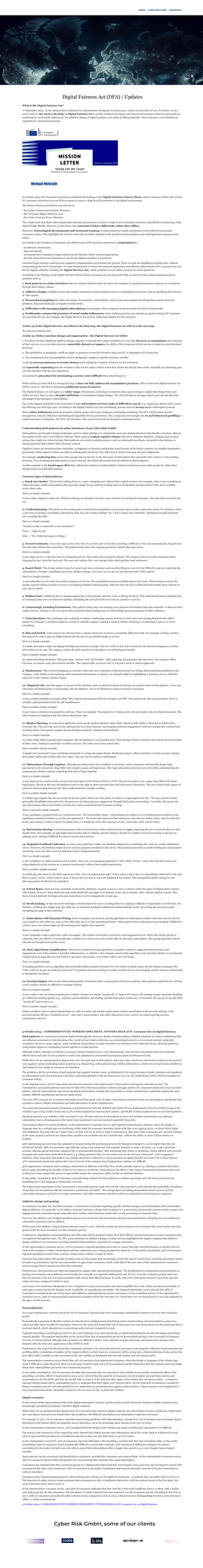 Understanding Dark Patterns in Digital Interfaces: Impact and ...