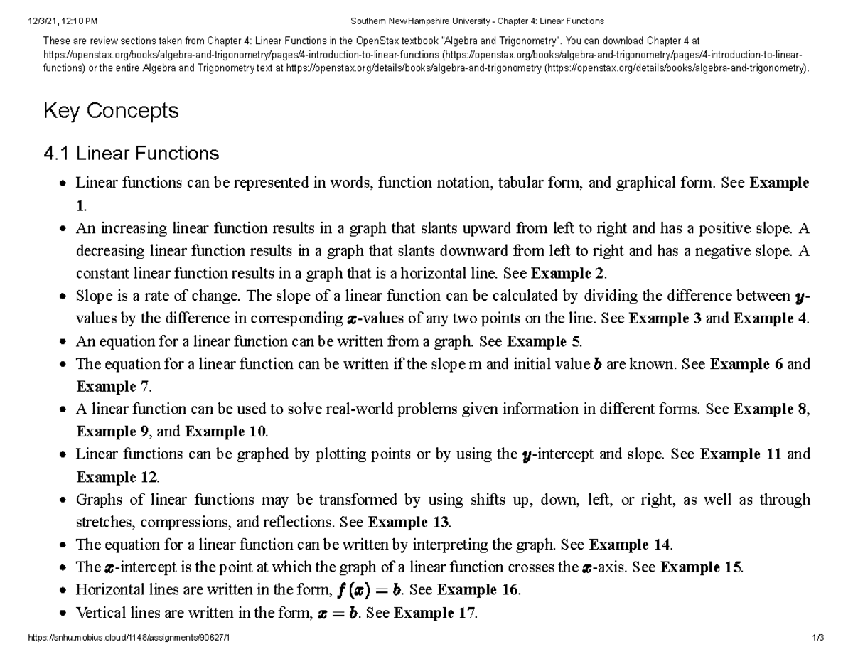 MAT 140 Chapter 4 Linear Functions - 12/3/21, 12:10 PM Southern New ...