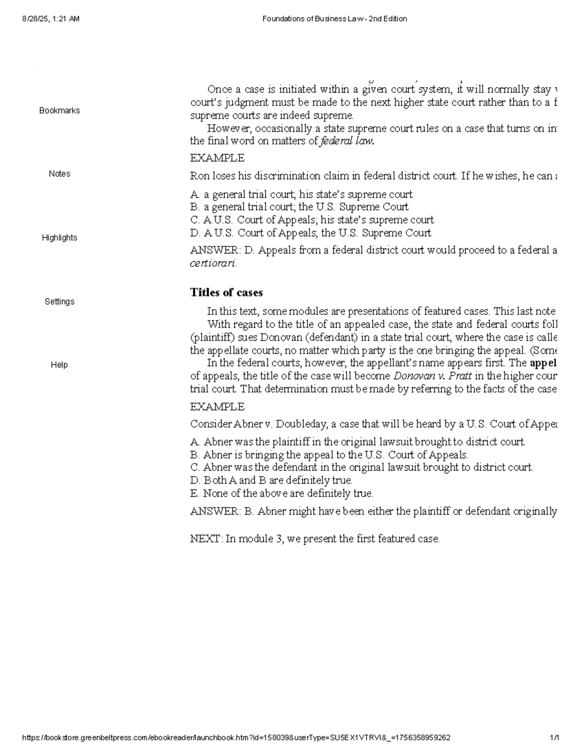 Foundations of Business Law (2nd Ed): Overview & Key Cases - Studocu