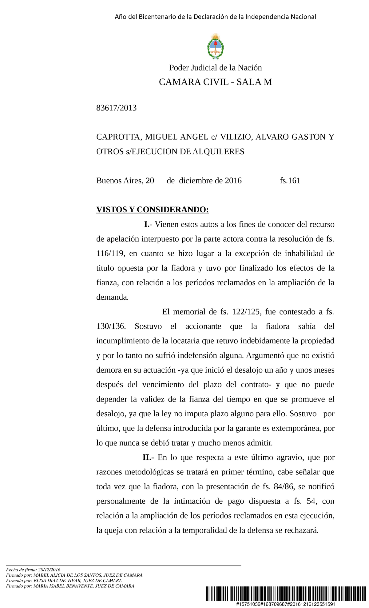 TP1- Documentación extra - Año del Bicentenario de la Declaración de la Independencia Nacional ...