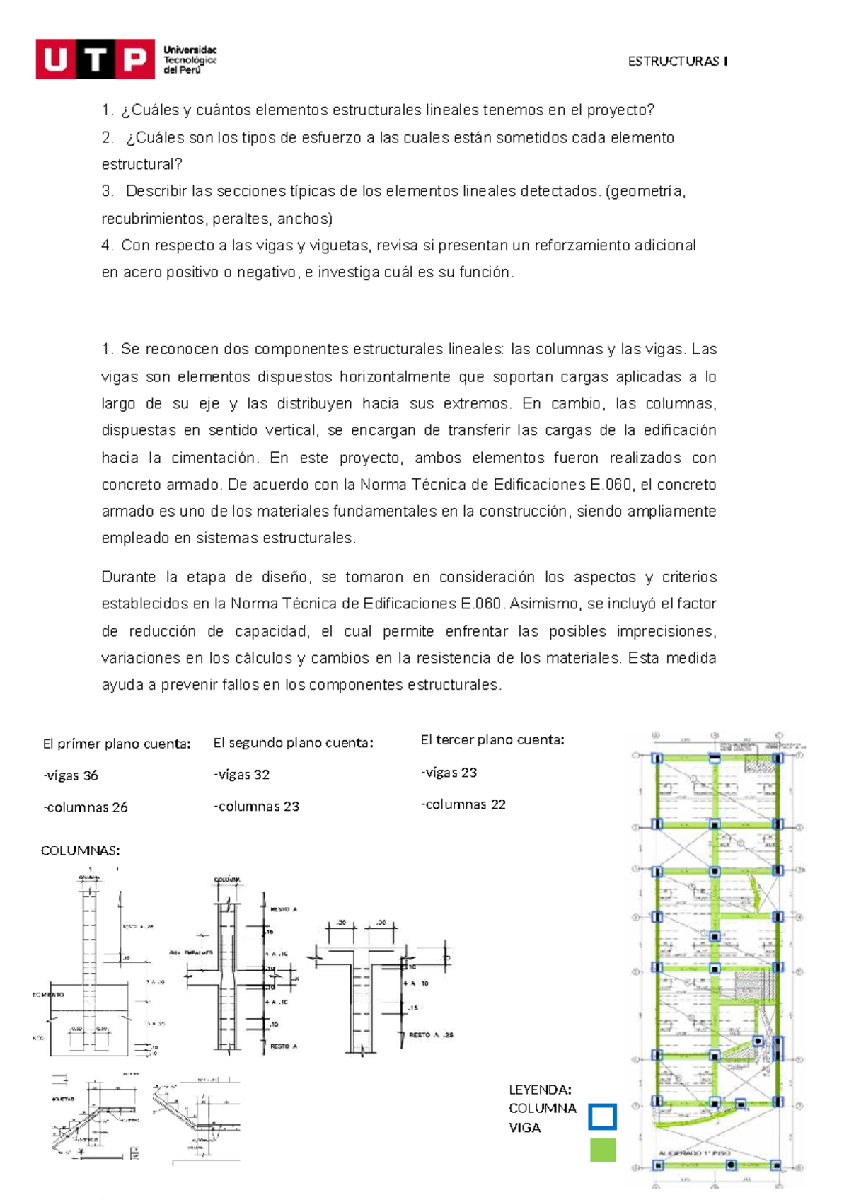 Análisis de Elementos Estructurales Lineales en ESTRUCTURAS I - Studocu
