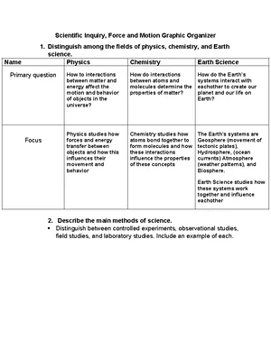 (#2) Section 1 Friction, Gravity, and Momentum Graphic Organizer ...