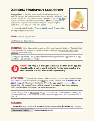 biology report 403 - 4 Populations Lab Report Instructions: The Virtual ...