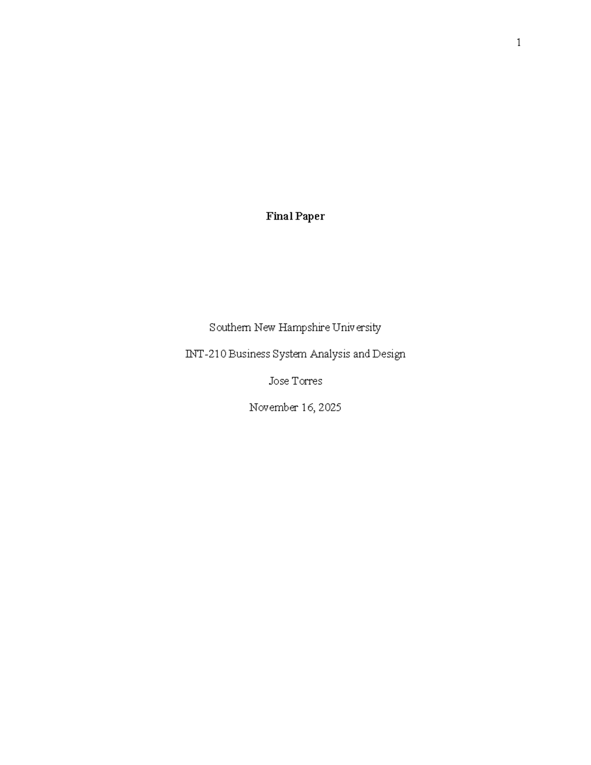 IT 210 Final Paper: Business System Analysis for Styles April - Studocu