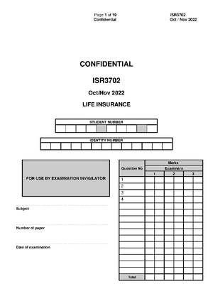 Exam pack updated 2022 - Exam pack questions and answers - Assessment 1 ...