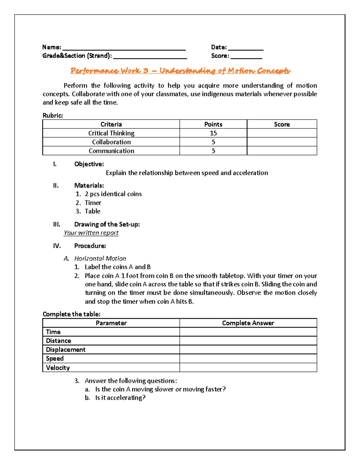 PW3-5-PS - Performance Task: Understanding Motion Concepts in PS - Studocu